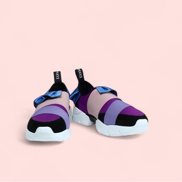 Emilio Pucci | Shoes | Emilio Pucci City Up Ruffle Trim Sneakers | Poshmark